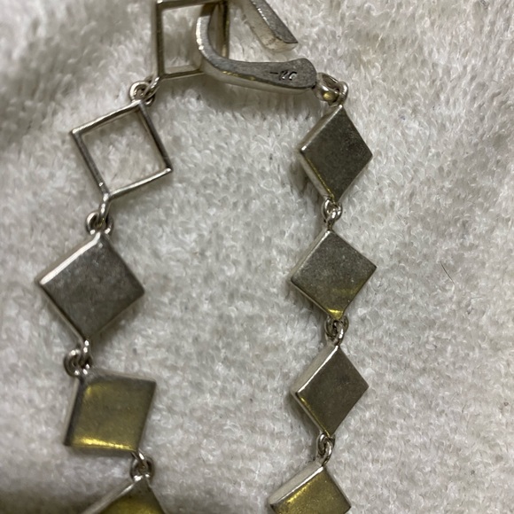 Kenneth Cole | Jewelry | Square Silver Stud Bracelet | Poshmark
